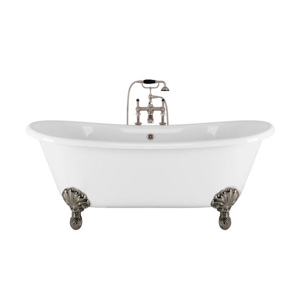 Devon & Devon Admiral 71.67'' x 31.89'' Freestanding Soaking Cast Iron Bathtub | Wayfair